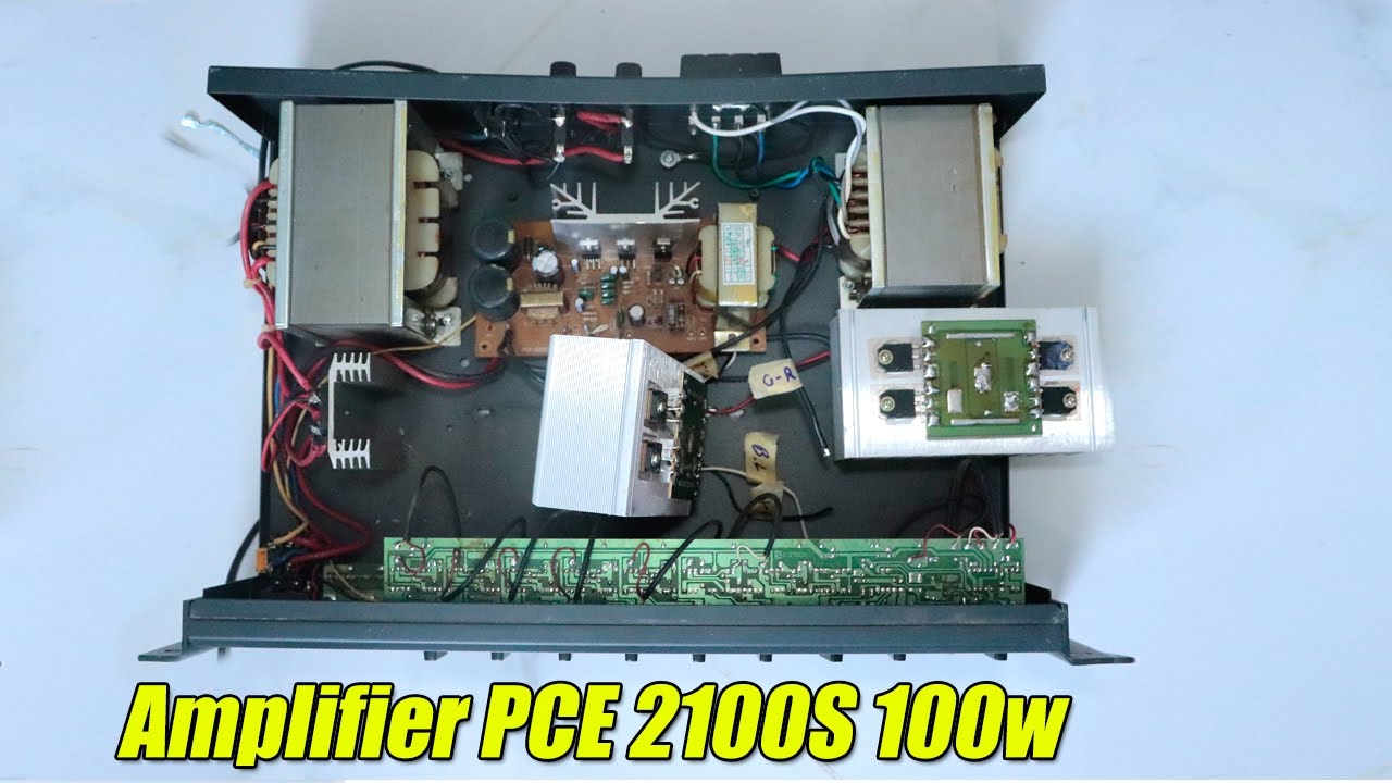 How to repair Royal Sound State Amplifier PCE 2100S 100w - YouTube