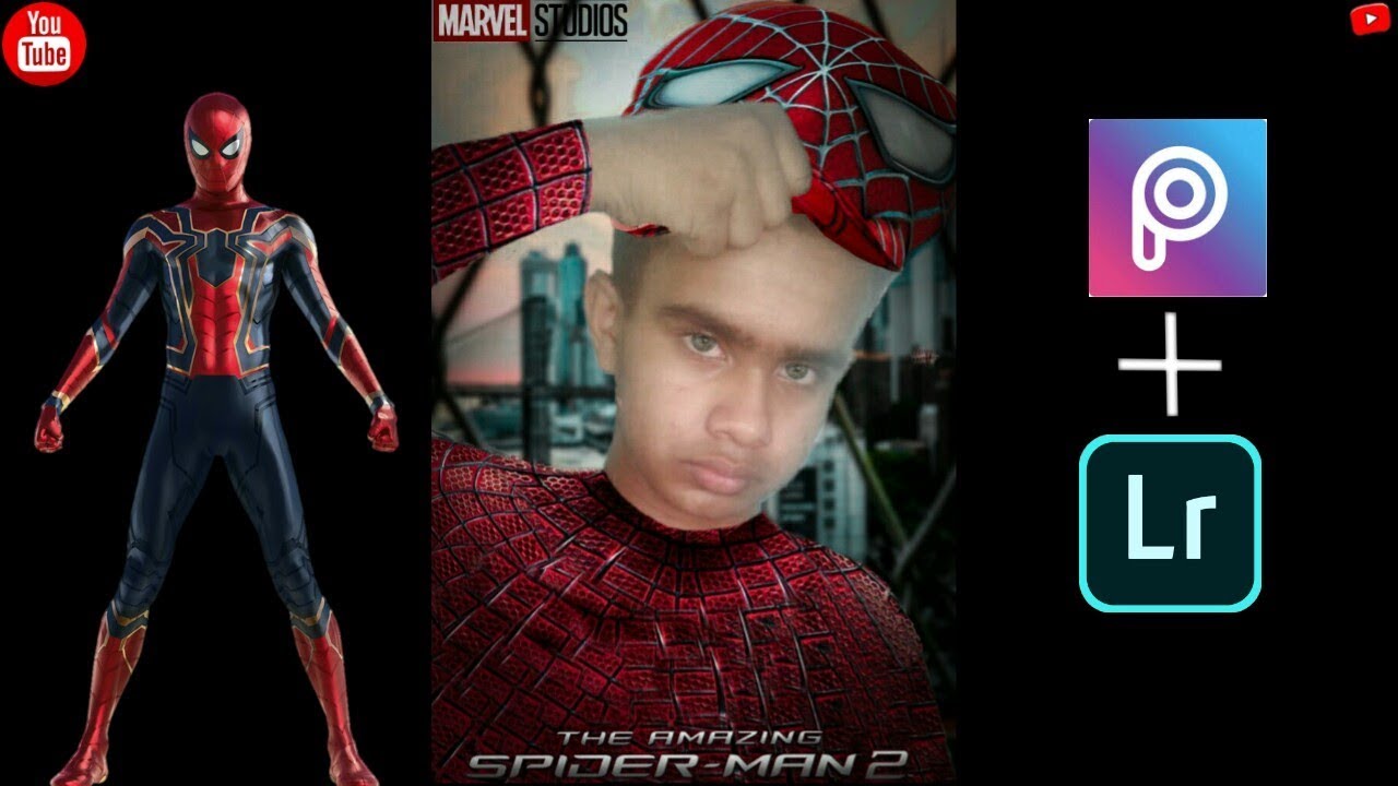 Best Spider-Man poster editing. Spiderman photo costume edit. The ...