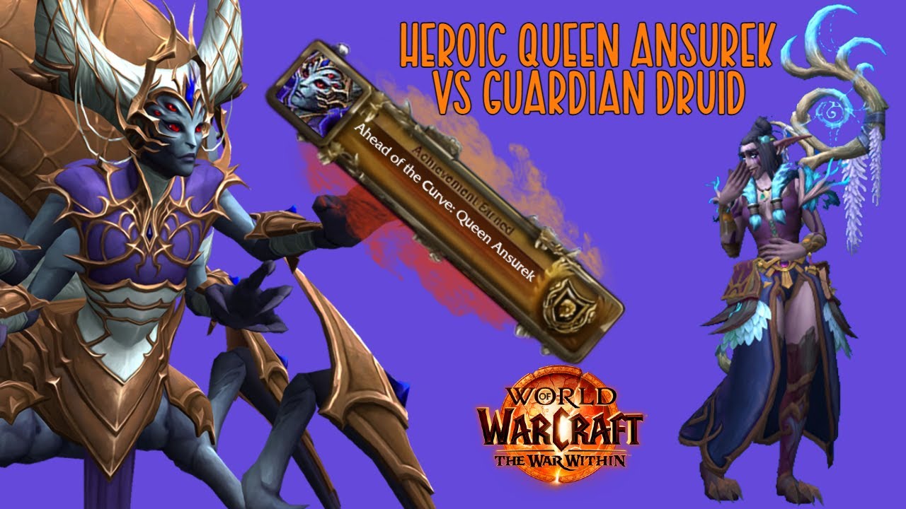 Heroic Queen Ansurek Guardian Druid Tank PoV - YouTube