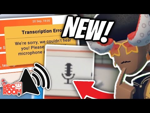 Rec Room's NEW Speech To Text Feature! | Rec Room News - YouTube