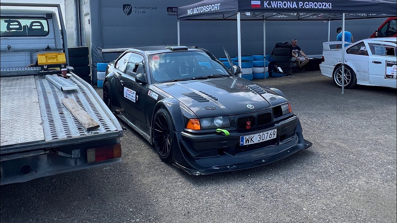 BMW M3 E36 GTR S54B32 8HP Tor Ułęż Race Cup Time Attack P1 RWD Best Lap ...