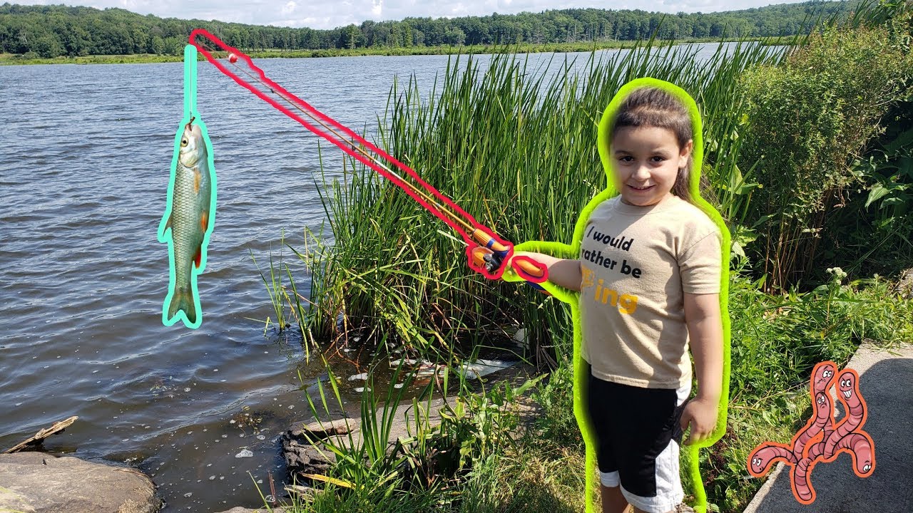 How to fish for beginners | Kids fishing - YouTube
