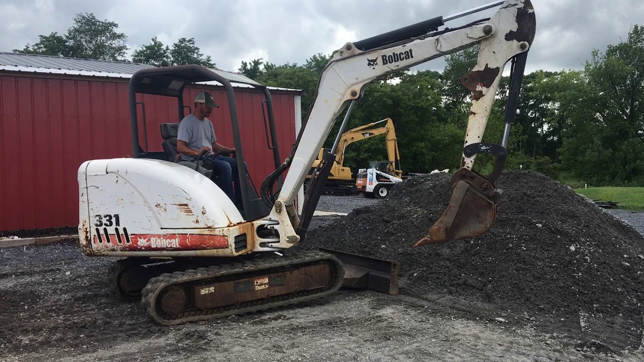 Bobcat 331 Mini Excavator - YouTube