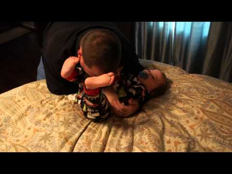 andrew's tickle box turned over