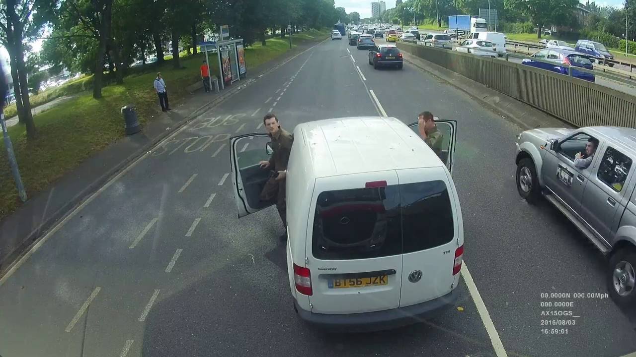 Idiot Driver - UPS Driver Road Rage BT56JZK - YouTube