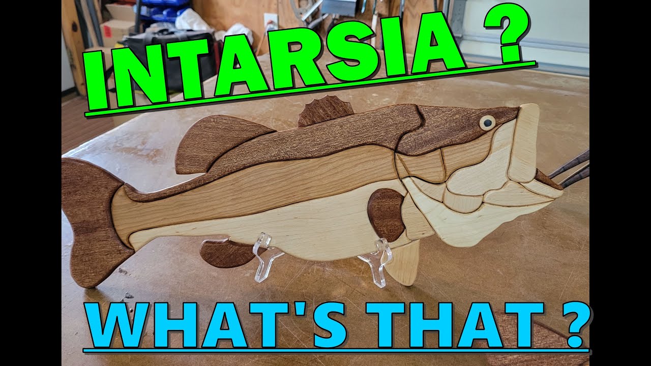 Intarsia Series #1 Largemouth Bass - YouTube