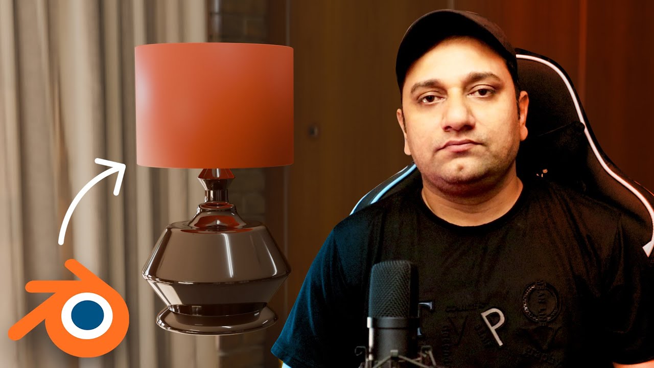 Night Lamp Modeling & Texturing in Blender | Complete Beginner to Final ...