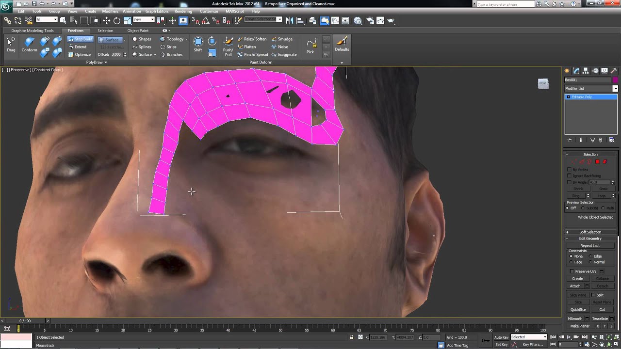 Autodesk 3ds max Tutorial - Modeling- 3ds max retopology workflow - YouTube