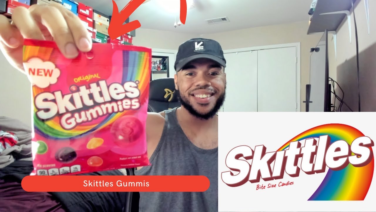 Skittles Gummies First Reaction and Taste Review - YouTube