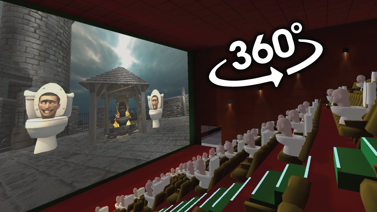 Skibidi Toilet 360° - CINEMA HALL | VR/360° Experience - YouTube