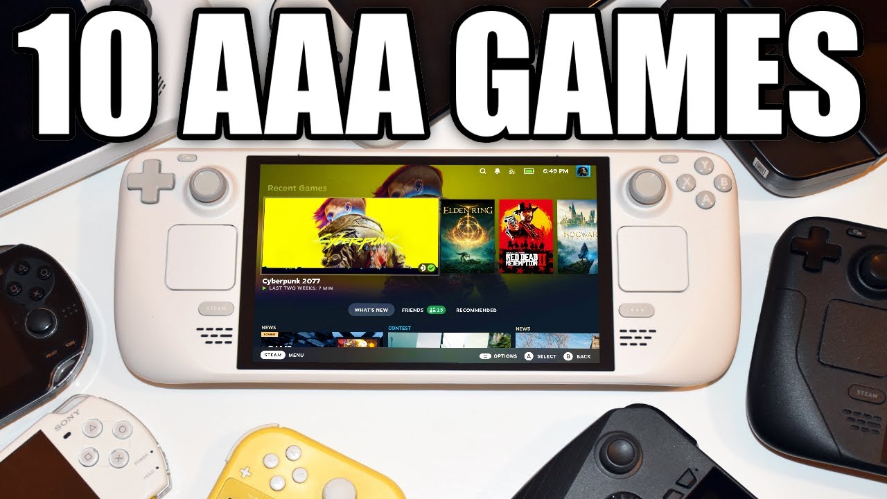 10 BEST AAA Steam Deck Games TESTED! - YouTube