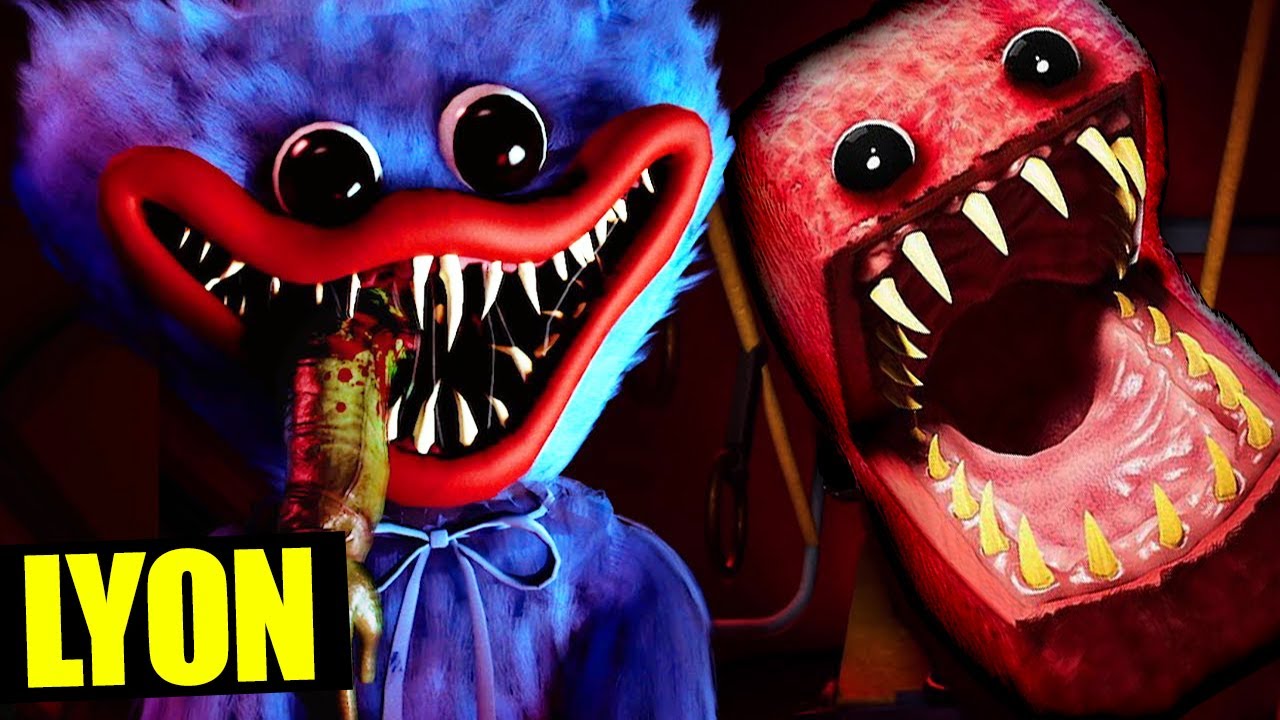 HUGGY WUGGY MANGIA LE PERSONE.. NUOVO MOSTRO DEL CAPITOLO 3 DI POPPY ...