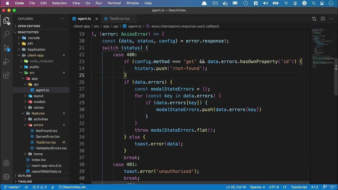 Net Core and React Error handling Handling the validation error from an invalid GUID - YouTube