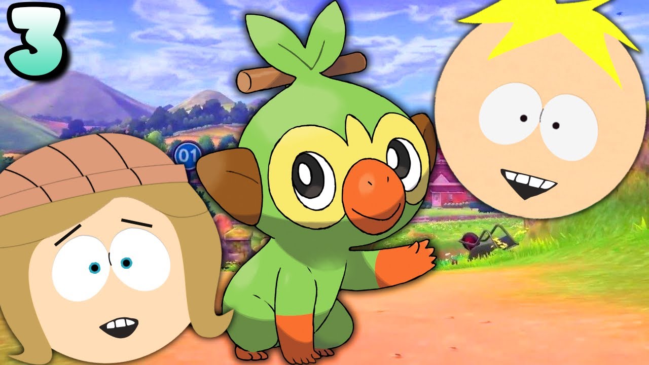 Mega Grookey! - Butters Plays Pokémon Shield - Part 3 - YouTube