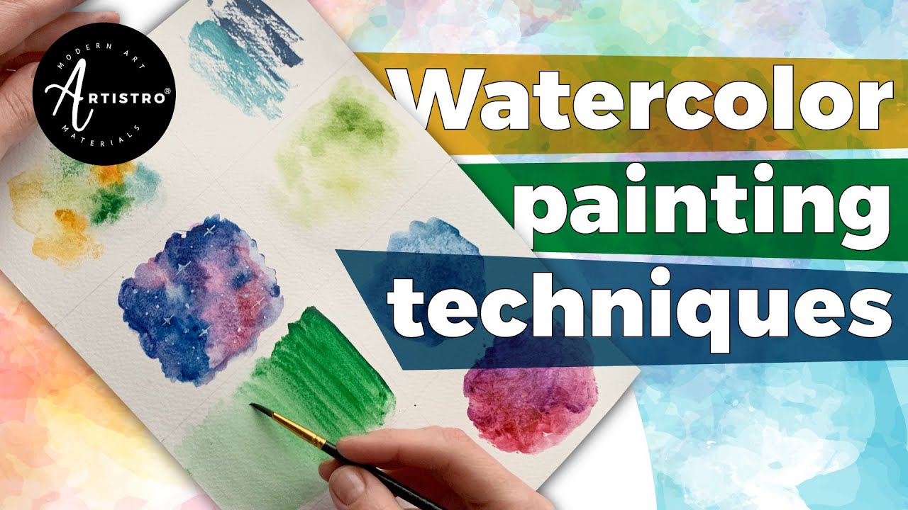 Watercolor Painting Techniques For Beginners From Artistro - YouTube