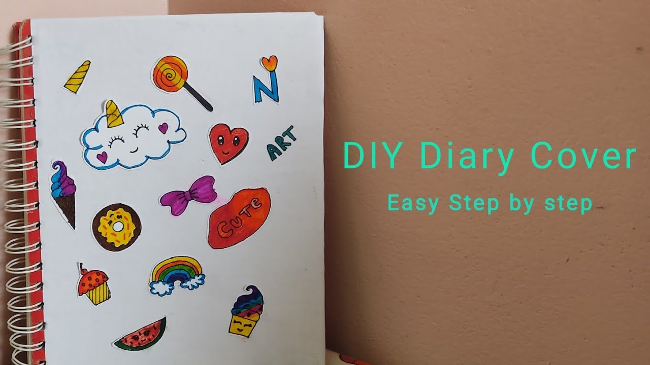 DIY Notebook Decoration | kawaii Notebook Cover | Artistic World Of ...