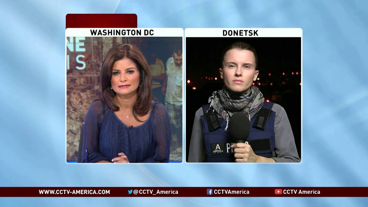 Heavy shelling in eastern Ukraine - YouTube