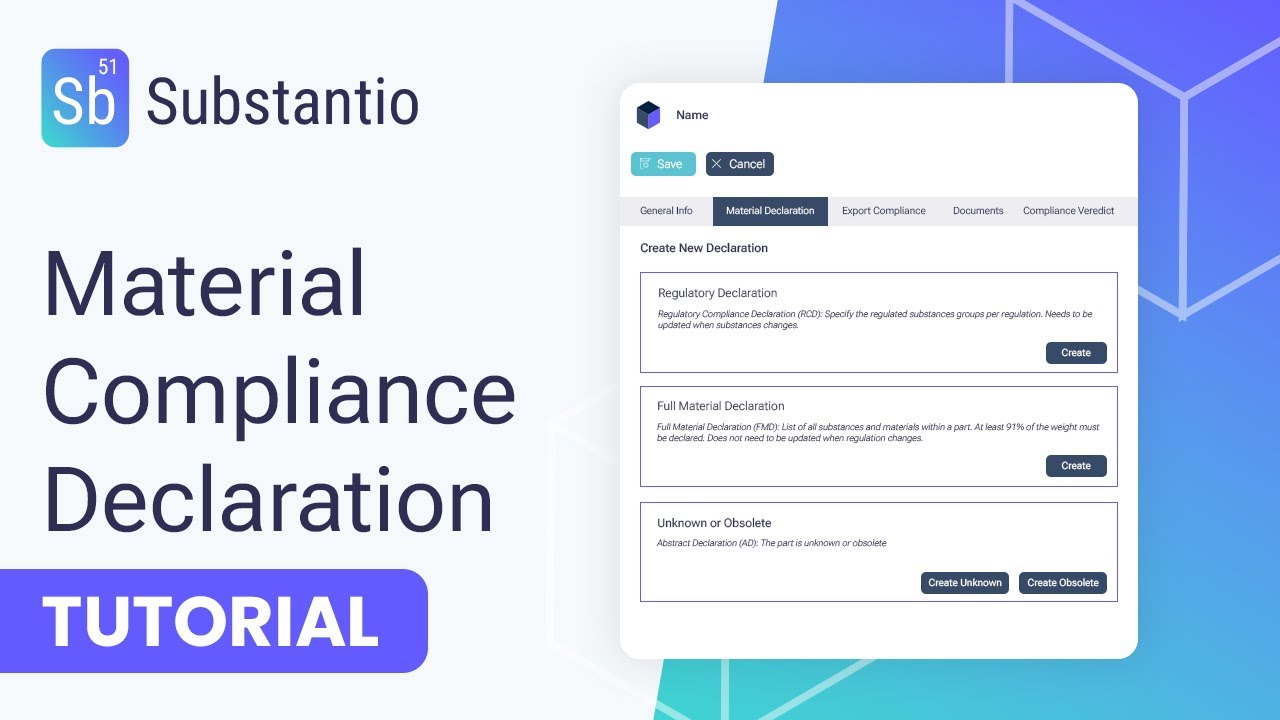Substantio: Material Compliance Declaration - EN - YouTube