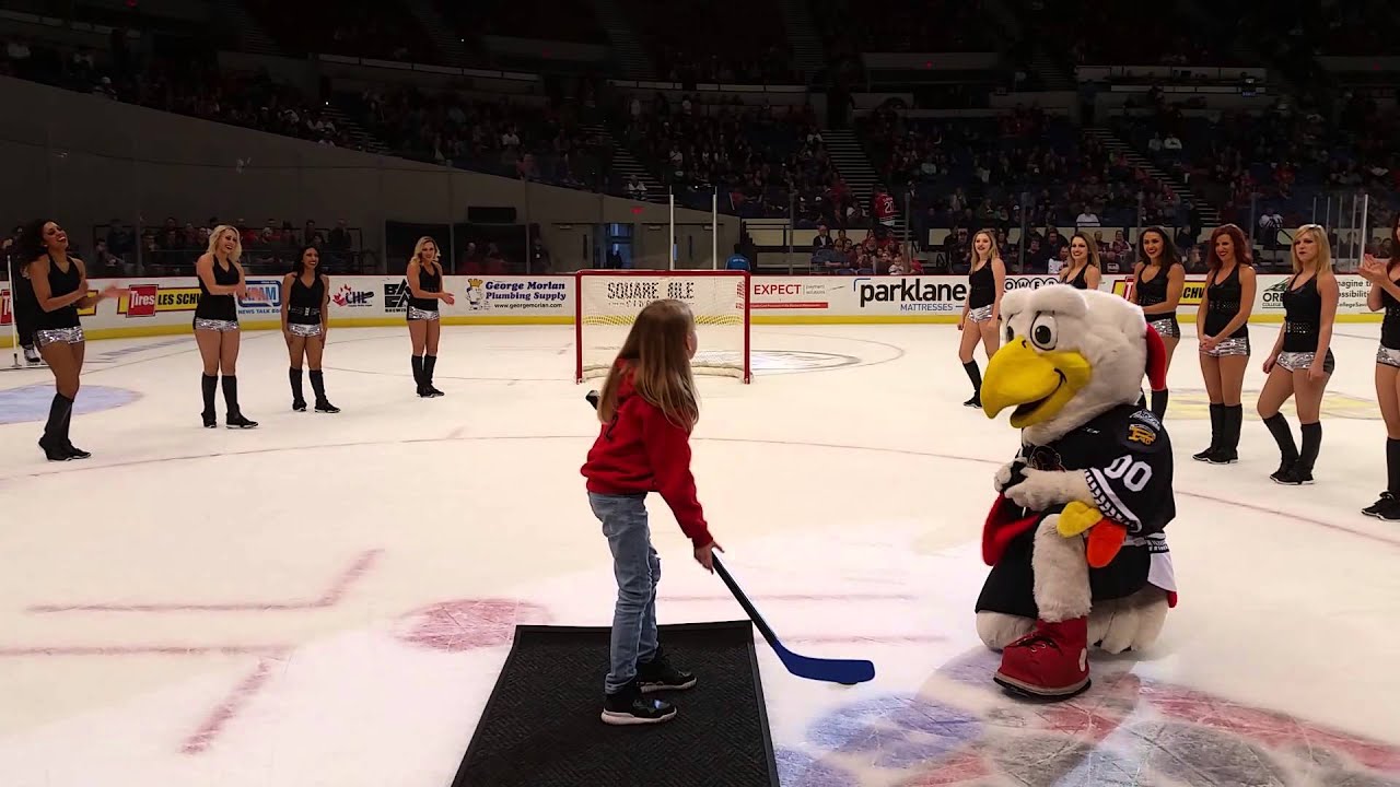 Portland Winterhawks Pucks for Bucks Contest - YouTube