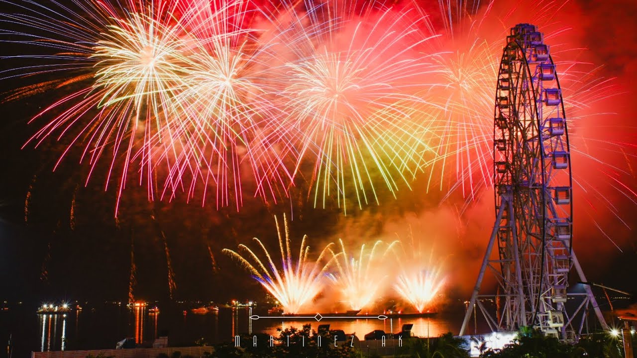 United Kingdom fireworks performance for Pyromusical Competition 2024 ...