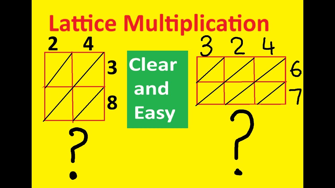 Lattice Multiplication |Everyday Mathematics Grade 4 & 5 | Homework ...