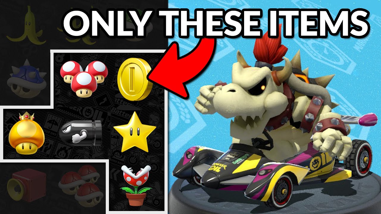 Can I WIN using SPEED ITEMS ONLY in Mario Kart 8 Deluxe? - YouTube