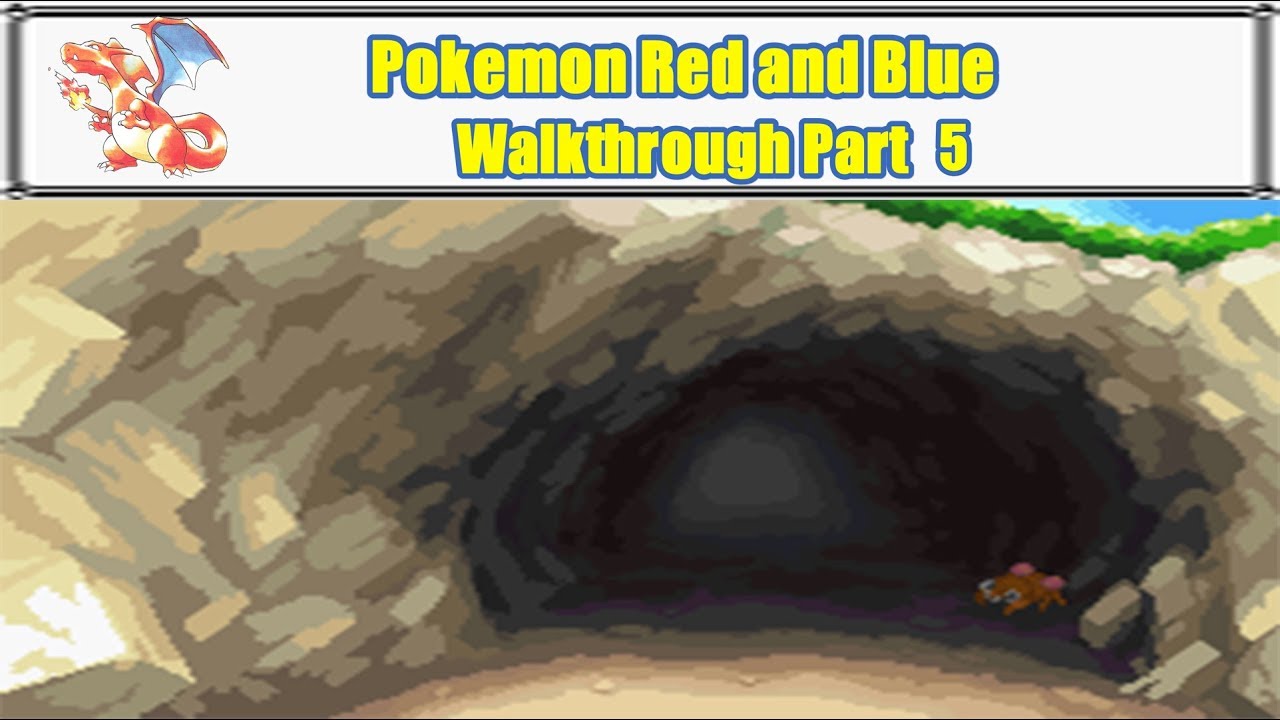 Mt. Moon | Pokemon Red and Blue Walkthrough Part 5 - YouTube