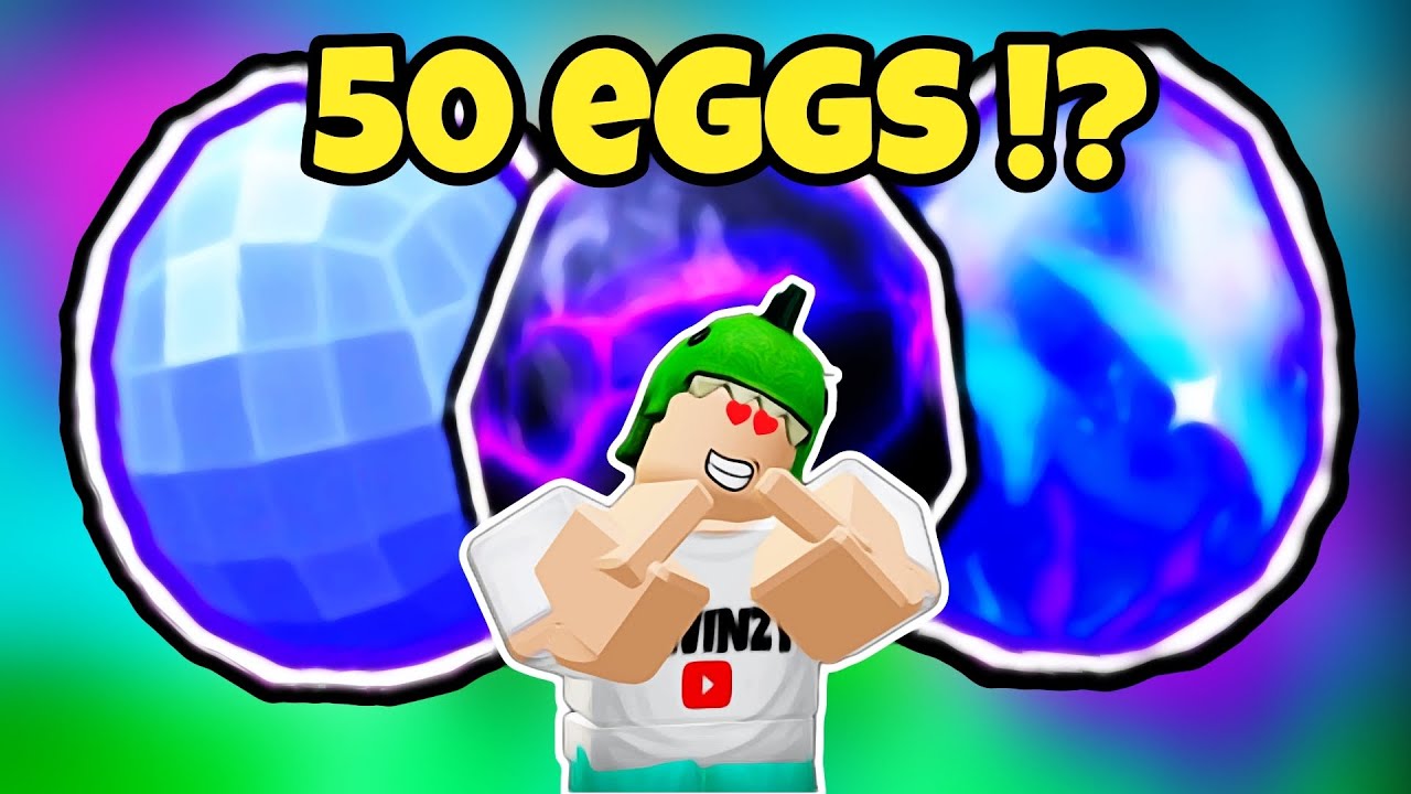 I HATCHED 50 EGGS in ROBLOX PET MINE ! - YouTube