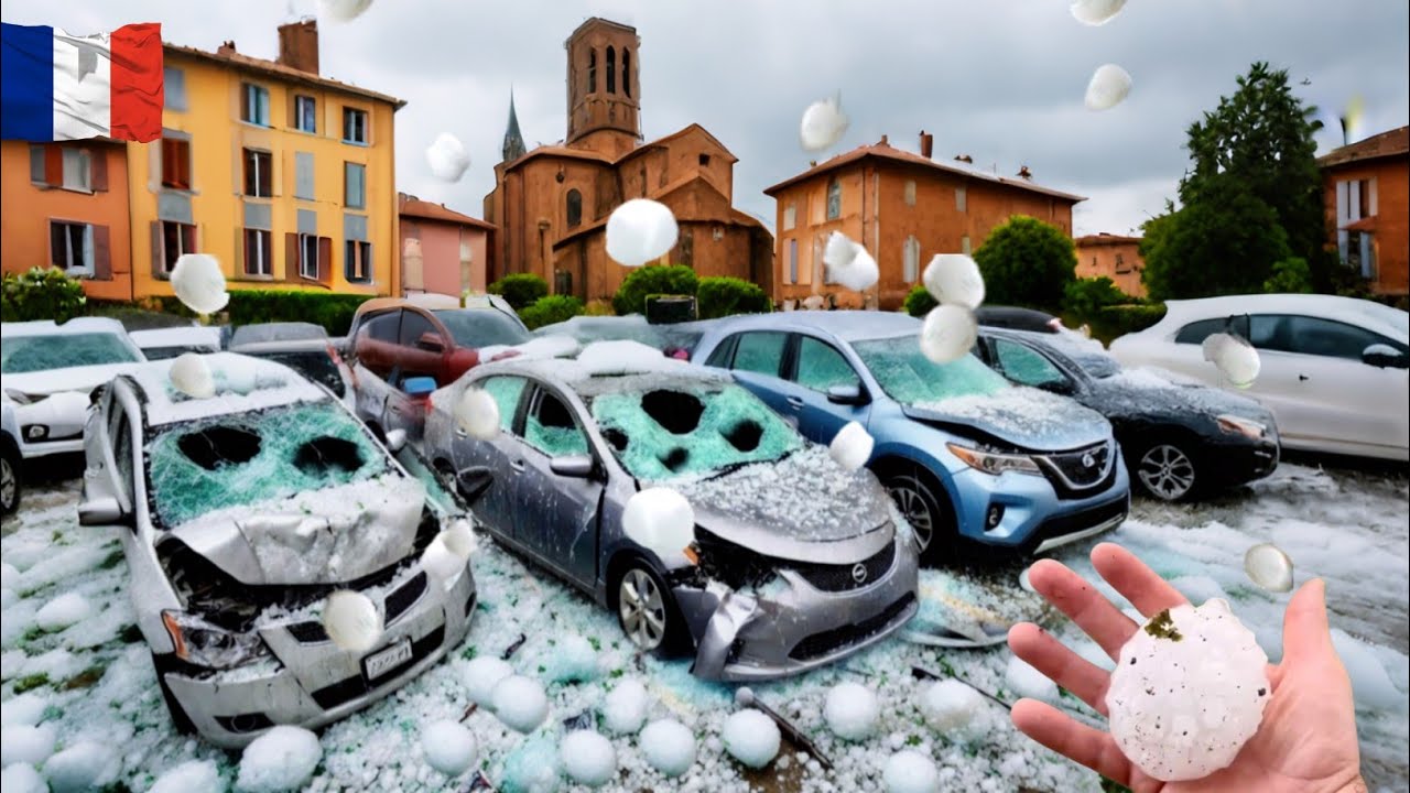 Natural Disaster Devastates France: Hail Storm Hits Toulouse–Damages ...