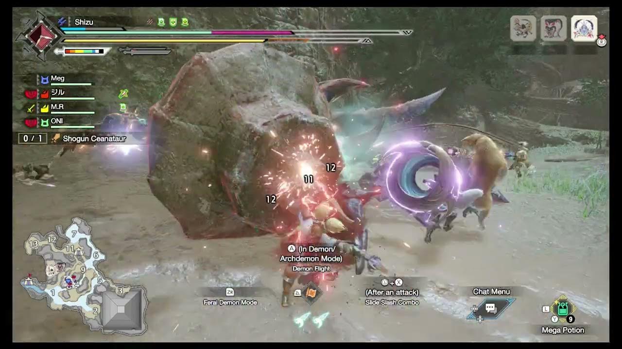 Monster Hunter Rise Sunbreak Anomaly Investigation Shogun Ceanataur - YouTube