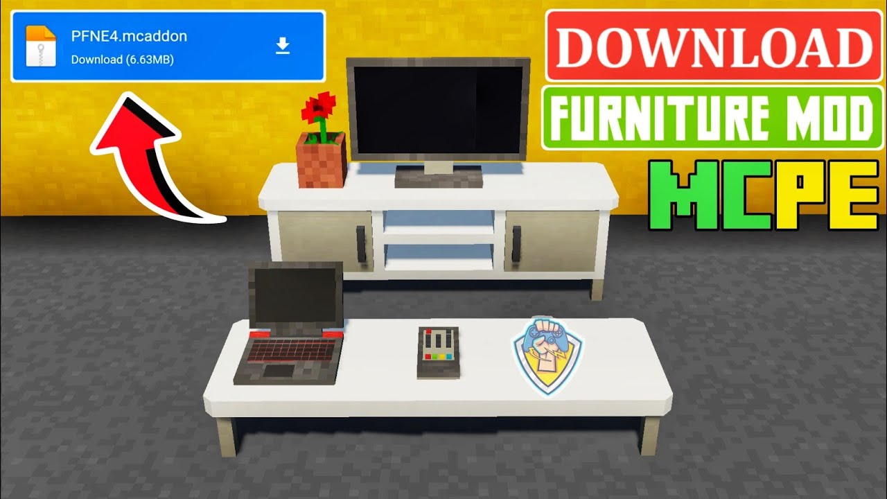 Furniture Mod Minecraft Pe 1.17 | How To Download Furniture Mod ...