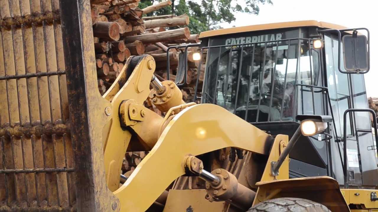 Pá-Carregadeira CAT 950H customizada pela PESA Industrial - YouTube