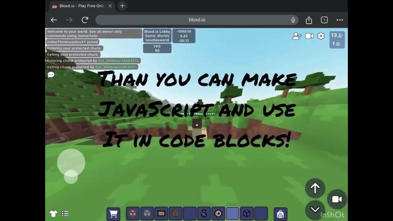Code Blocks in Bloxd.io!? - YouTube