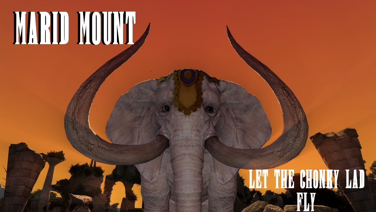 FFXIV: He do Be Chonky - Ananta Beast Tribe Marid Mount - YouTube