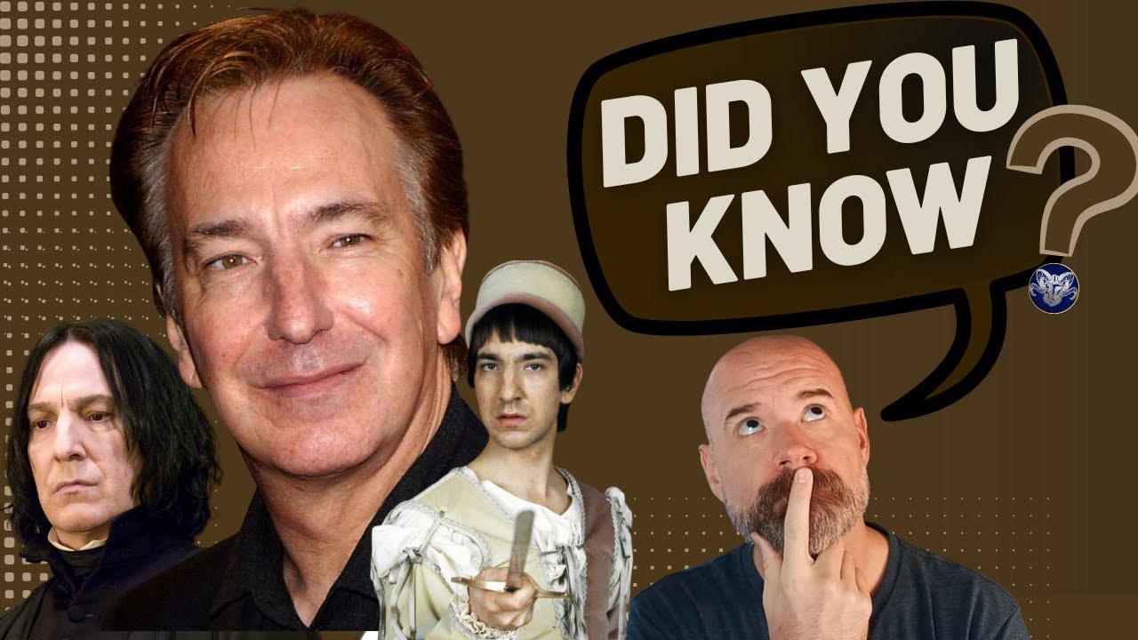 Alan Rickman: The Legendary Actor Who Made Every Role Iconic - YouTube