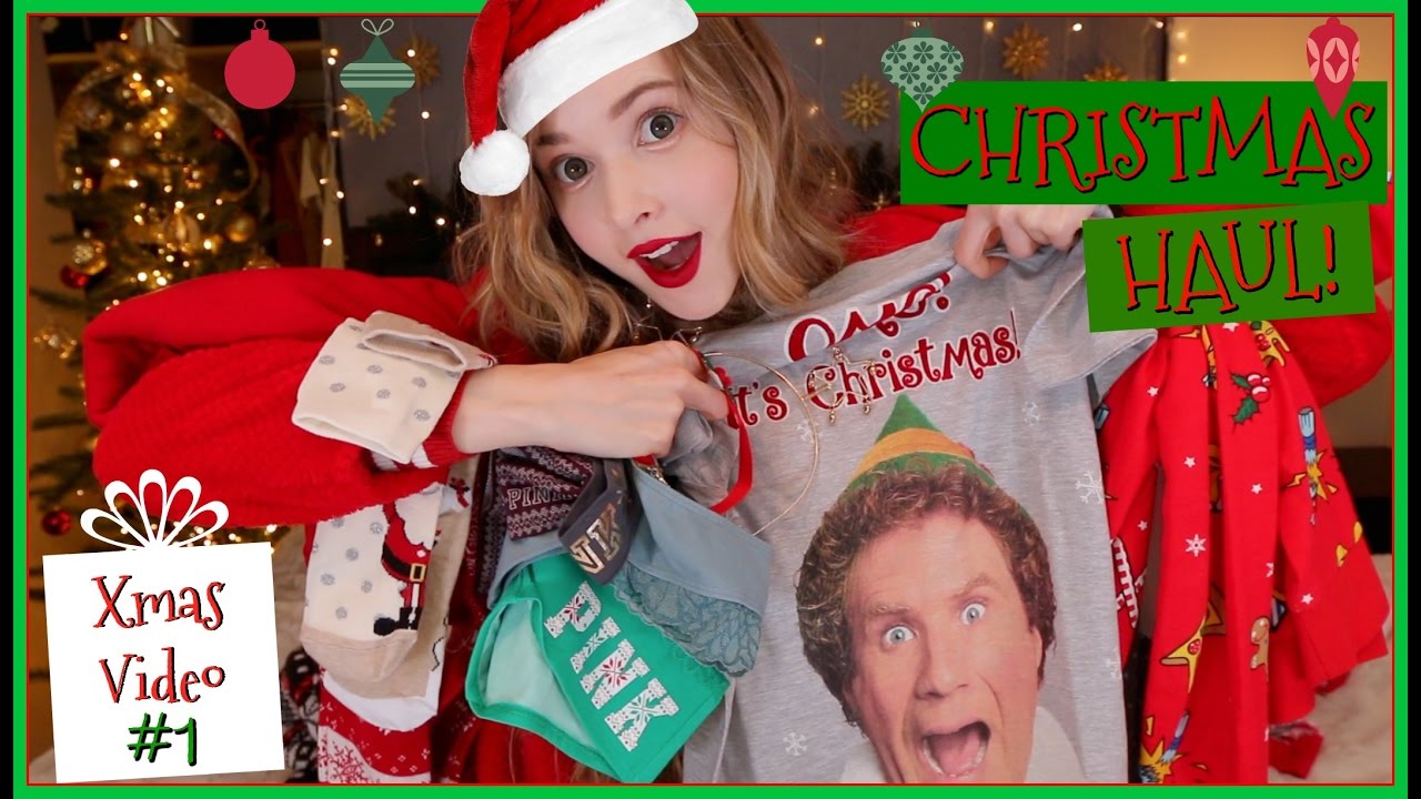 Christmas Haul 2016 | Clothing & Accessories - YouTube
