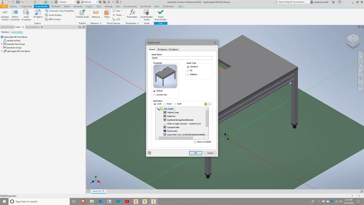 Autodesk Factory Design - Course 2: Publishing 2D Inventor Assets ...