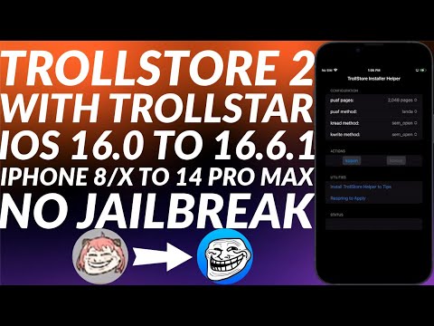 Get Trollstore 2 with Trollstar | iOS 16.0 to 16.6.1 | iPhone 8/X to iPhone 14 Pro Max | Easy ...