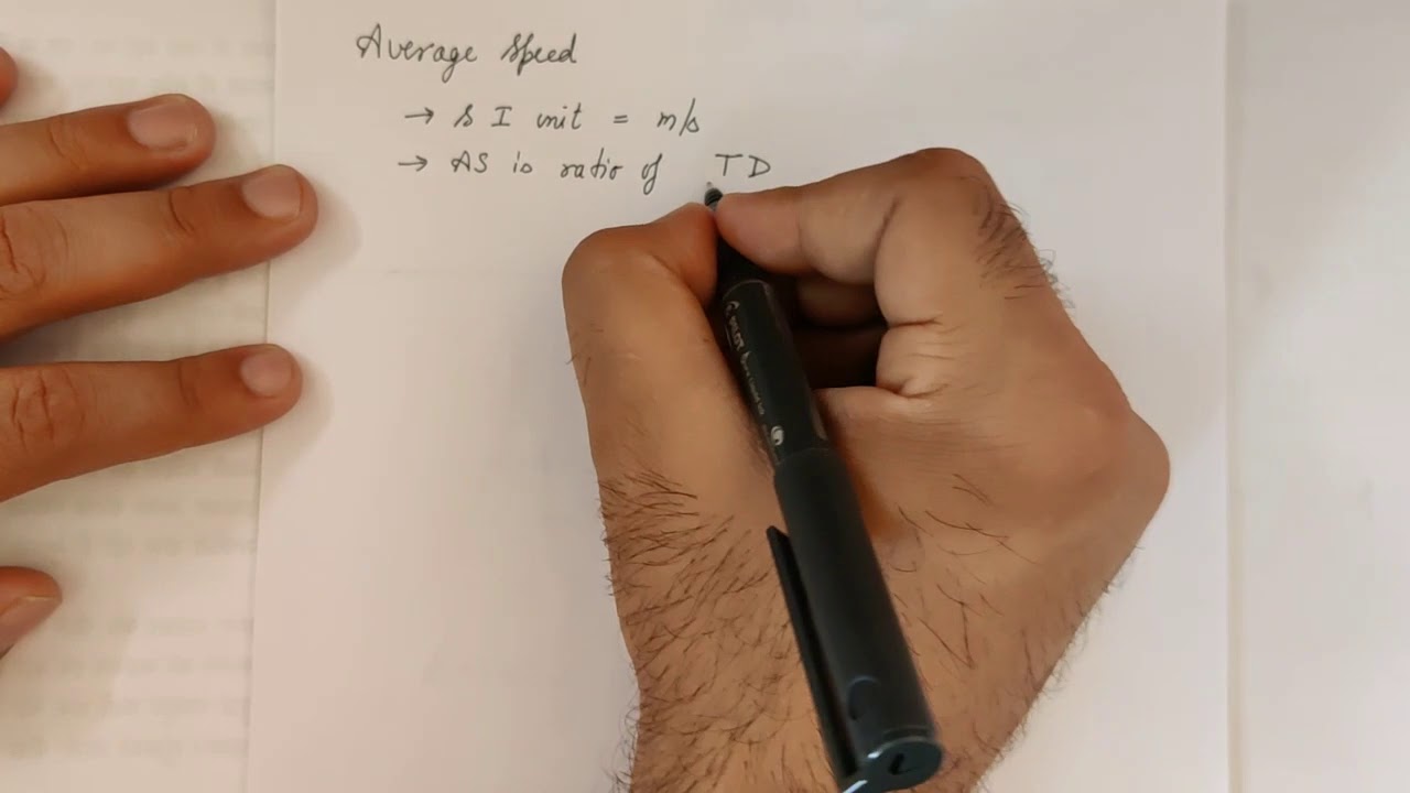 Lecture 8 | Physics | Class 9 | Chapter -1 | Motion | Average Speed vs Average Velocity | JSTSE ...