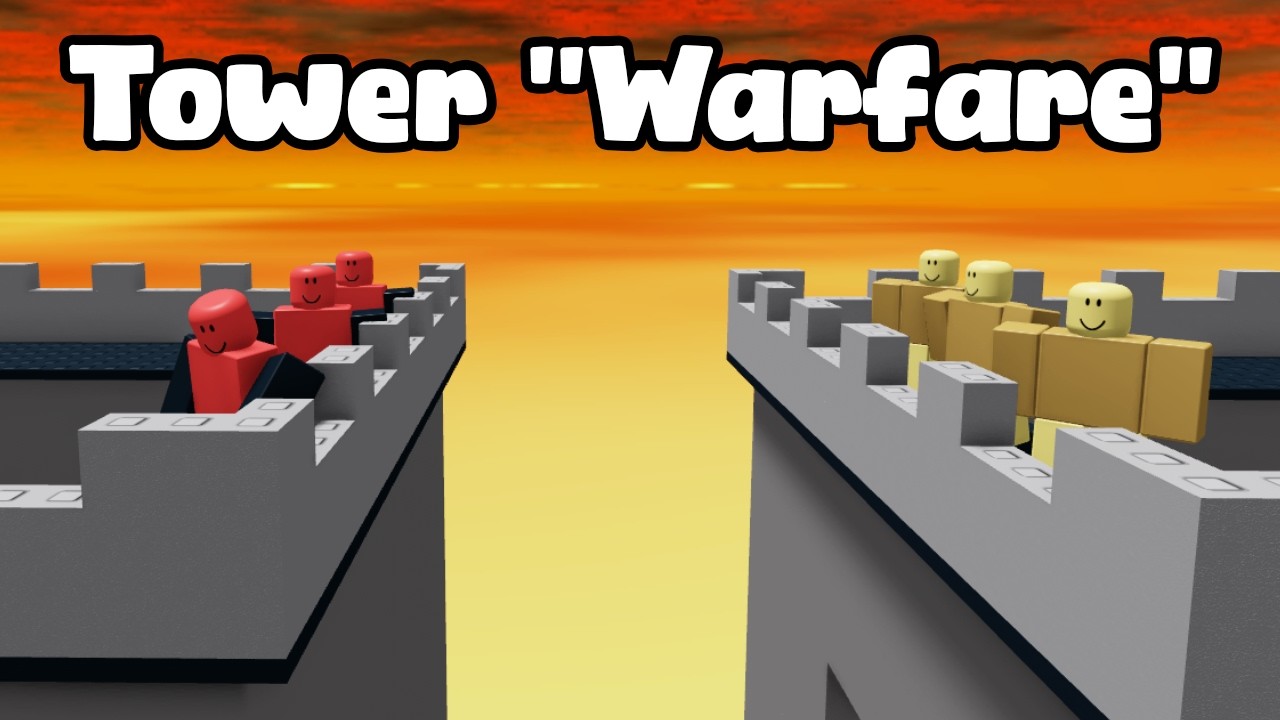 NPC Armies Start a War to Take Over the Tower in This Roblox Game - YouTube