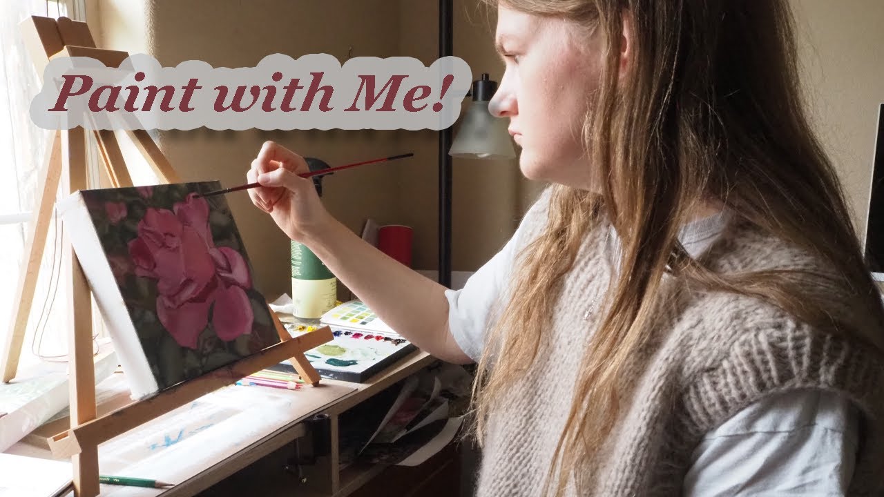 Paint with Me! A Full Flower Week! - YouTube
