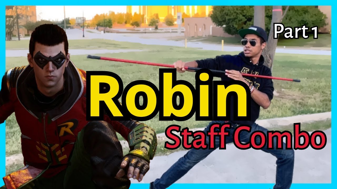 Tim Drake Robin Inspired Staff Combo (part 1) | Martial Arts Staff ...