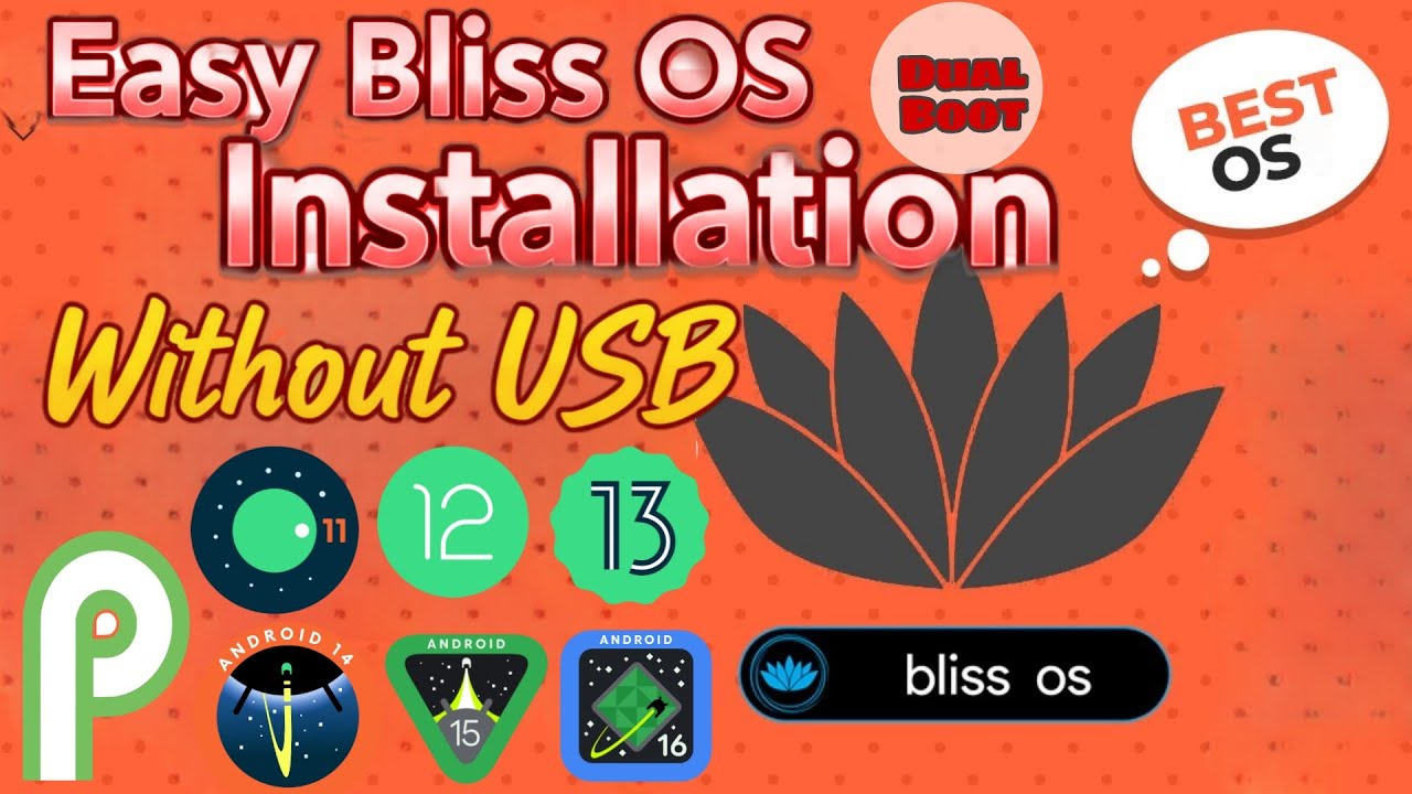 Bliss OS Easy Installation No USB | Dual Boot Bliss OS Android 9 ...