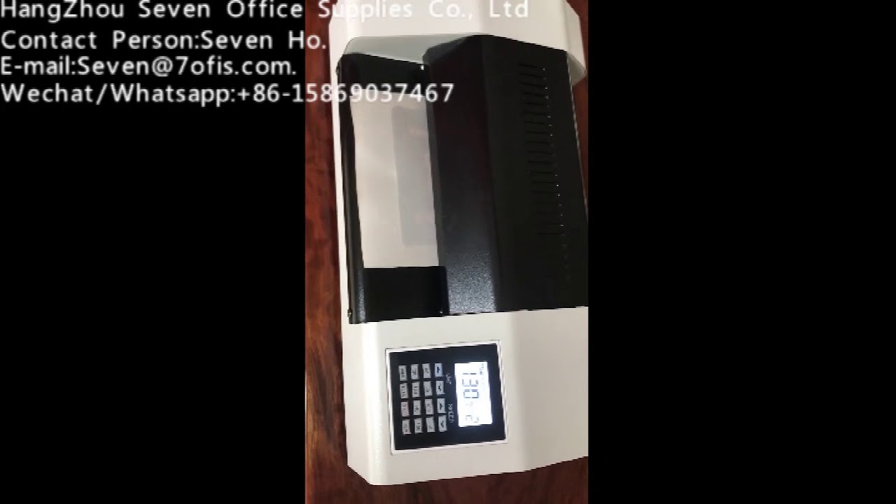 Passport lamination machine /laminating machine - YouTube