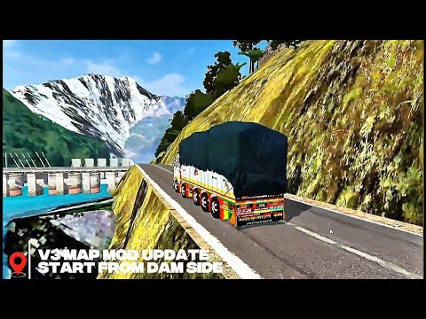 Nepali v3 Map Mod BUSSID UPDATE | Nepali Map with Stunning View 🇳🇵