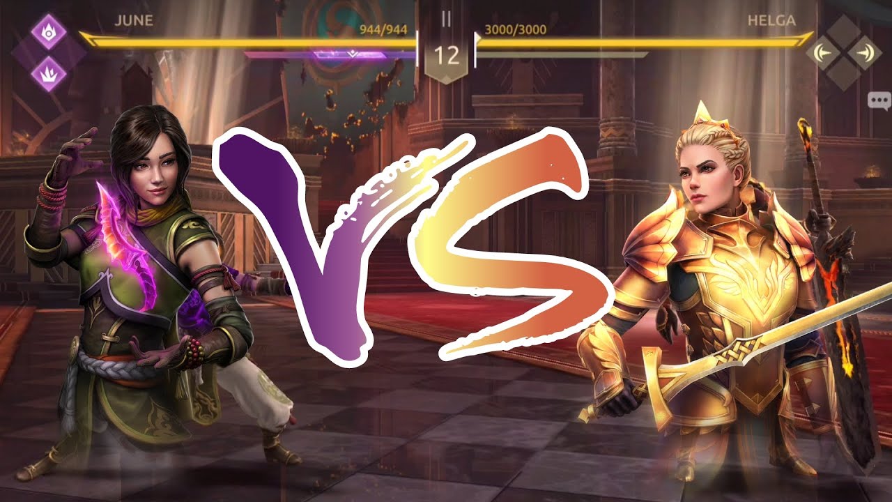 Cốt truyện June vs Helga | Story Mode Gameplay | Shadow Fight 4 Arena ...