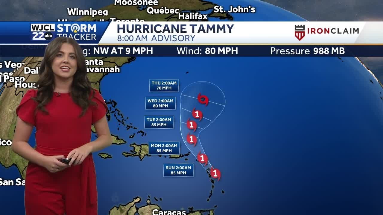 Tracking the latest Hurricane in the Atlantic - YouTube