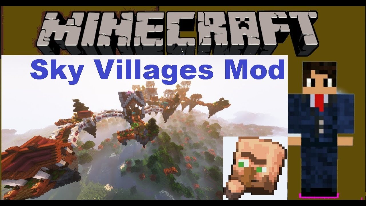 Sky Villages Mod | Minecraft Mod Showcase - YouTube