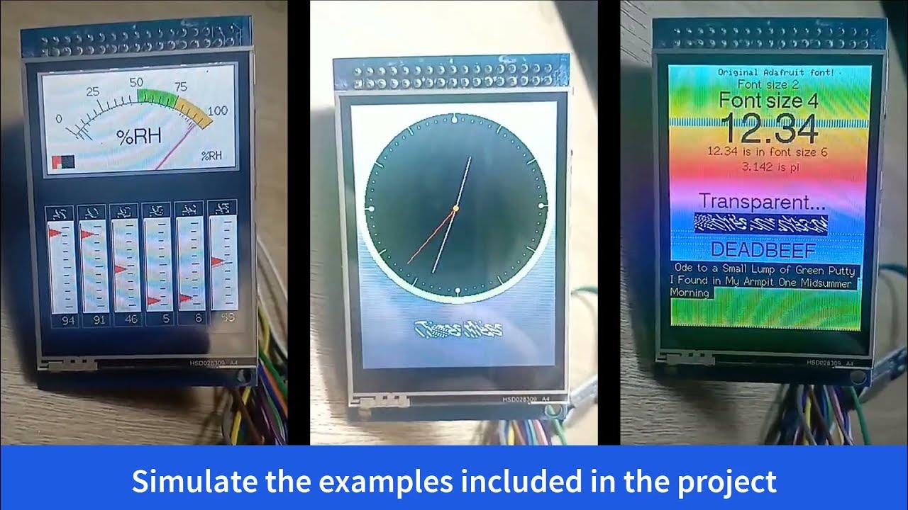 ESP32 display image from SDcard TFT ILI9341 LCD parallel 8 8bits - YouTube