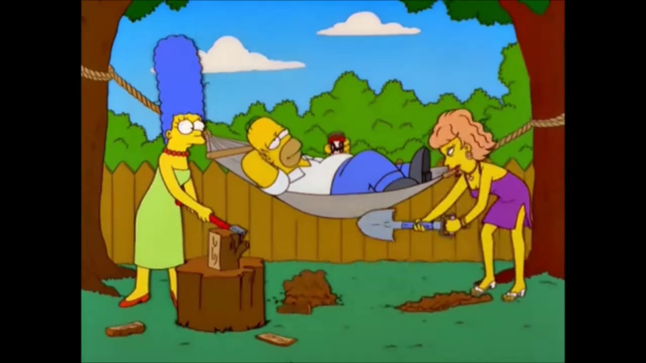 Simpsons - Chop Chop, Dig Dig - YouTube